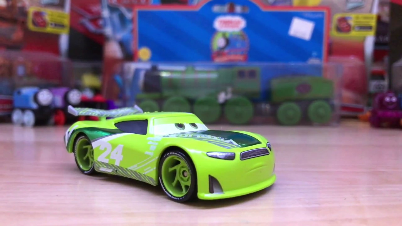 Disney Pixar Cars 3 Mattel Chase Racelott (Next-Gen Vitoline) Review ...