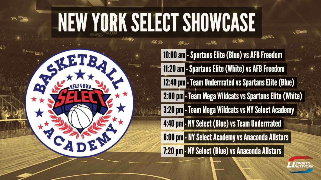 NY SELECT BASKETBALL SHOWCASE | Full Day Feed - YouTube