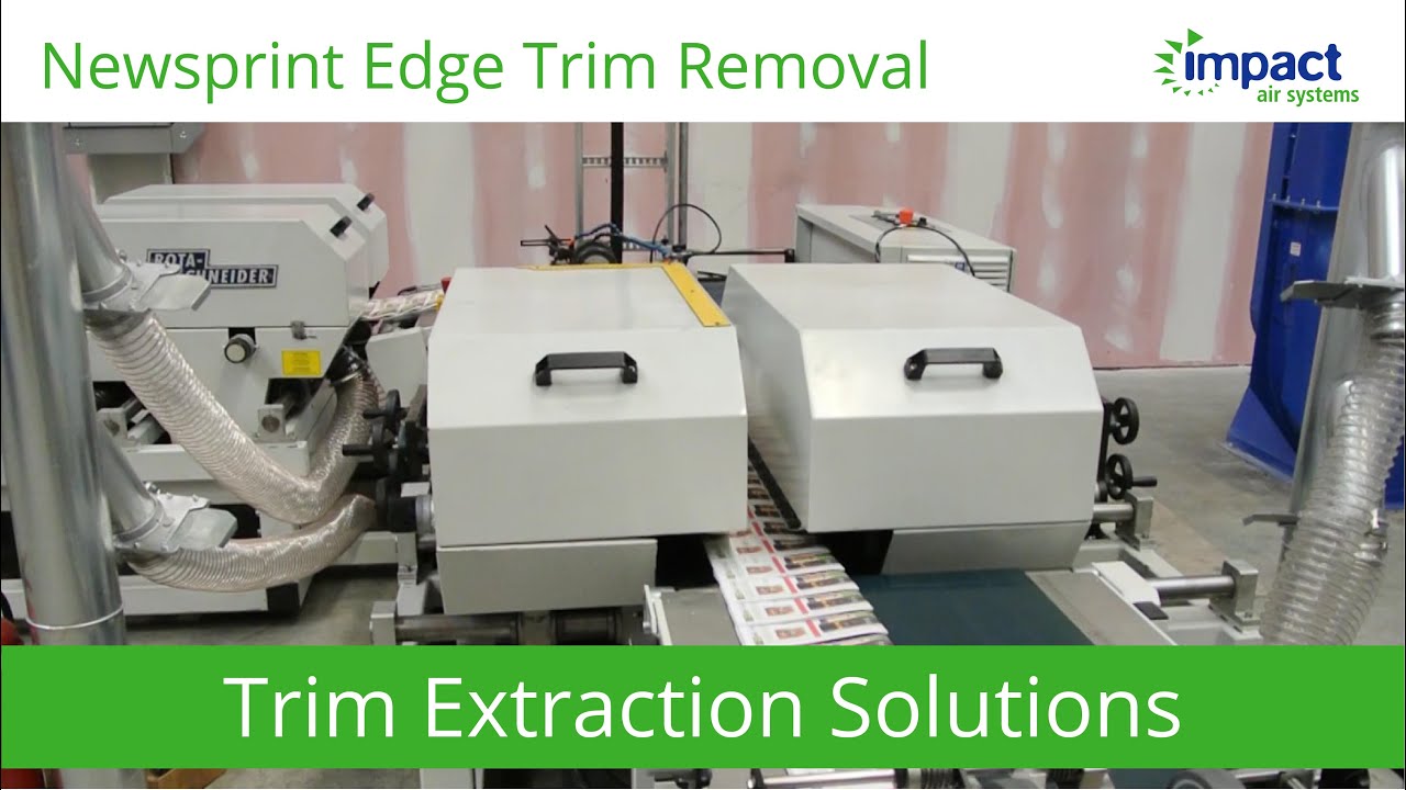 Newsprint Trim Collection System - YouTube