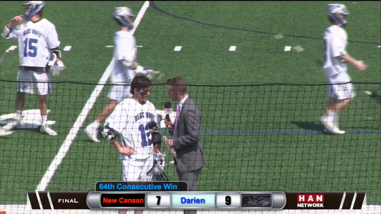 Kevin Coleman - Postgame interview with Brian Minicus (Darien) - YouTube