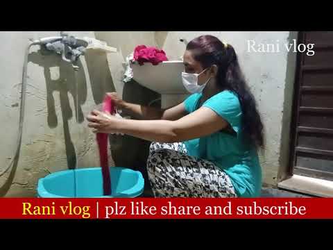 daily cloth wash by hand | t shirt | Rani vlog