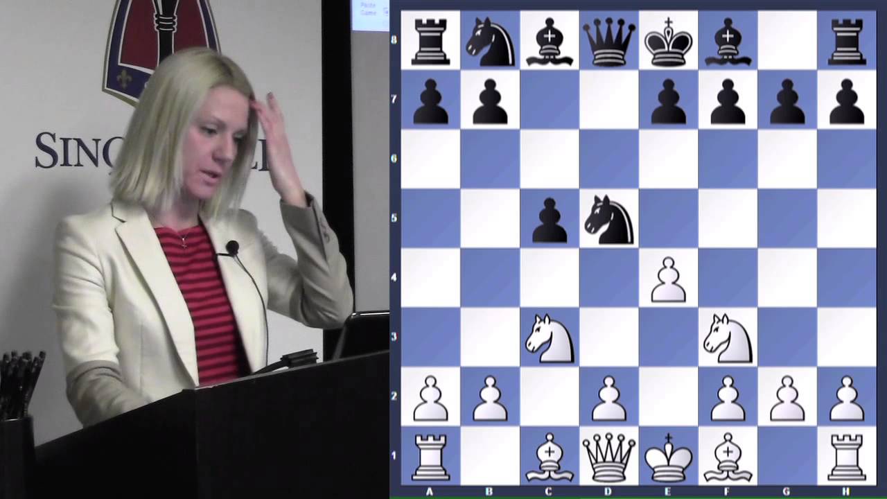 Lecture with WGM Anna Sharevich (Games Exploring the Theme f3-e4; f6 e5 ...