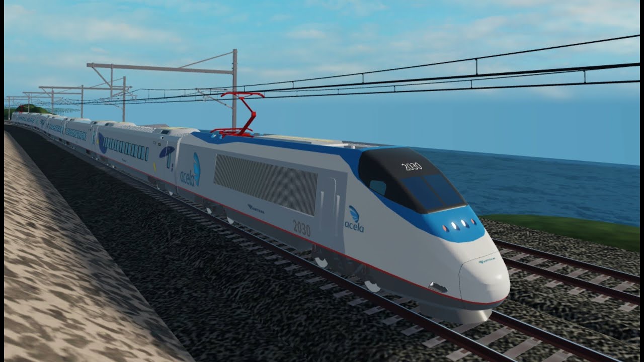 Horizon Shot of Amtrak Acela Doing 168 MPH | Providence / Stoughton ...