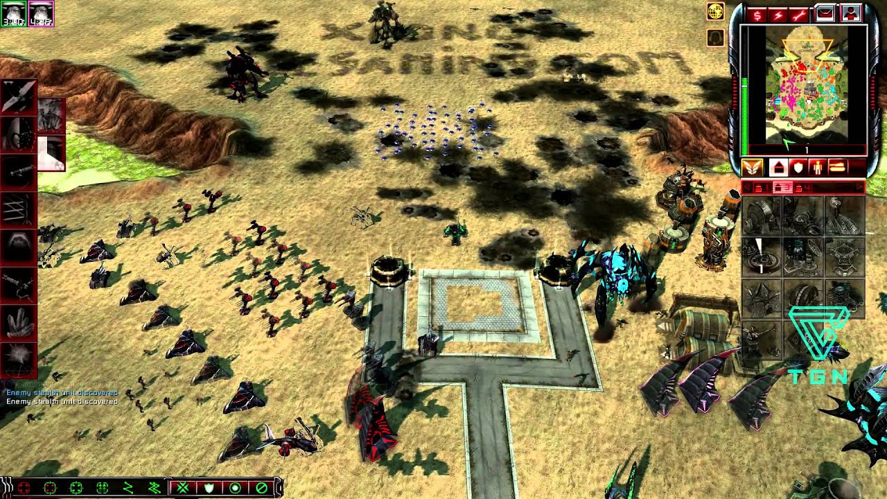 CnC Kanes AOD Map Gameplay Online HD Max Settings 1080p - YouTube