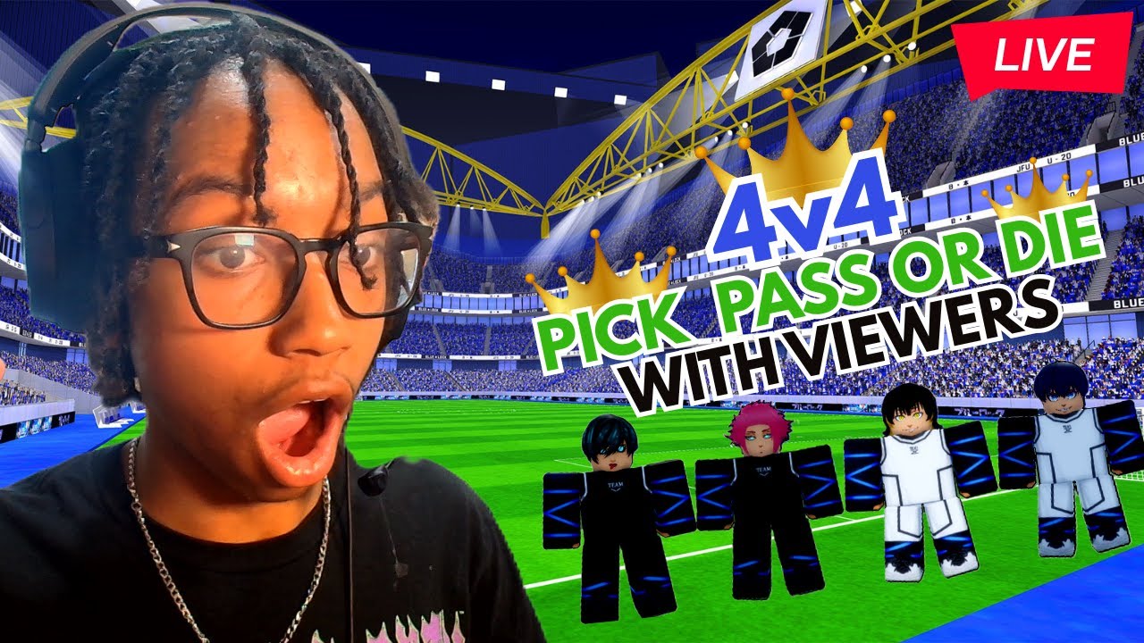 🔴!LIVE BLUE LOCK RIVALS🔴 HOSTING 4V4 PICK PASS OR DIE WITH VIEWERS🔴 ...