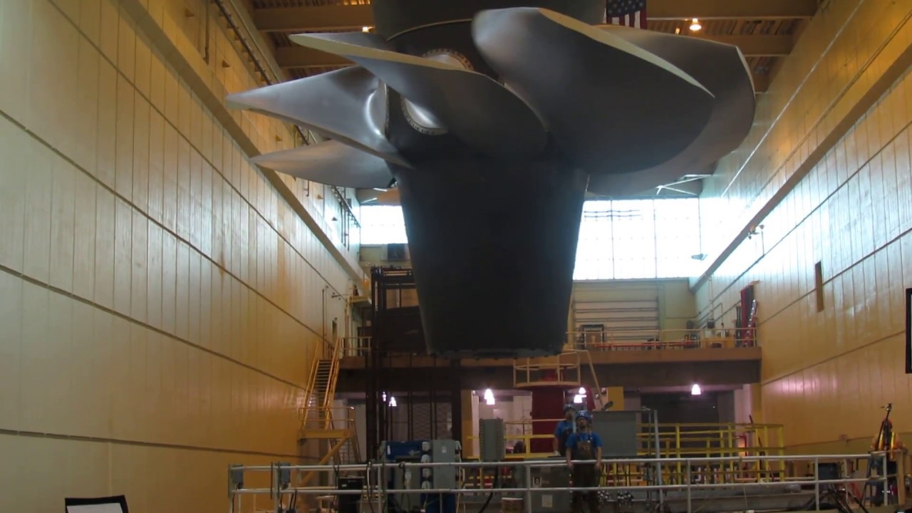 Priest Rapids Dam - Turbine Lift - YouTube