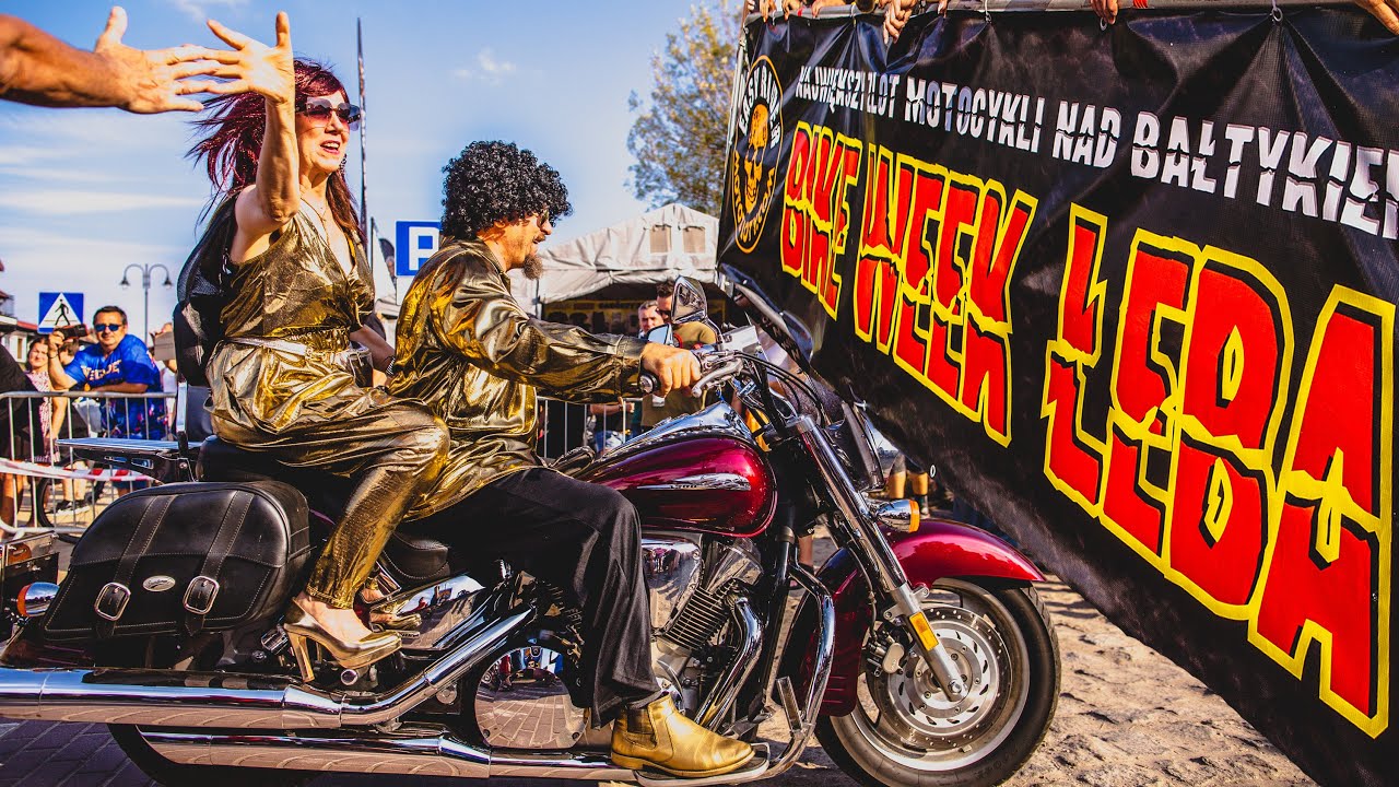 Bike Week Łeba 2024 - parada motocyklowa - live - YouTube