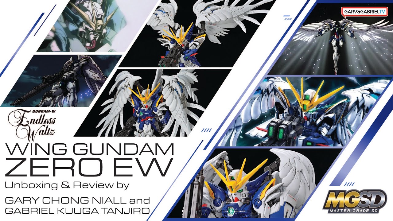 MGSD Wing Gundam Zero EW | Speed Build and Action Pose Review - YouTube