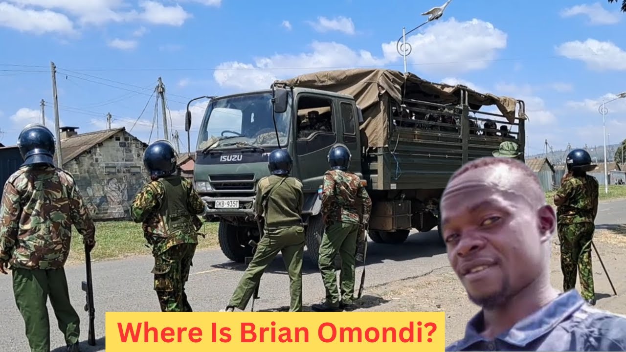 Heavy Police Presence As Protestors Continue Demandig For Brian Omondi ...