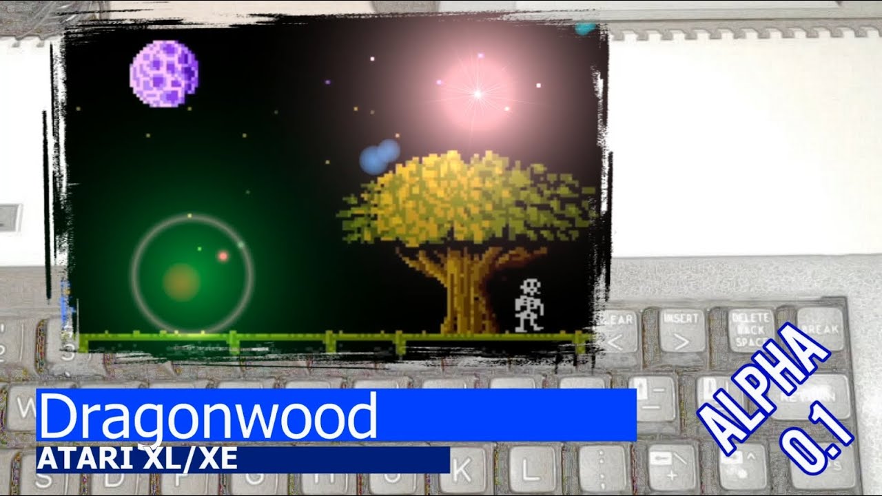 Atari XL/XE -=Dragonwood=- alpha 0.1 - YouTube