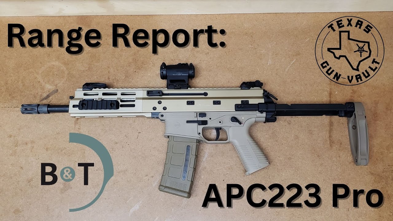Range Report: B&T APC223 Pro (Pistol Version) - YouTube