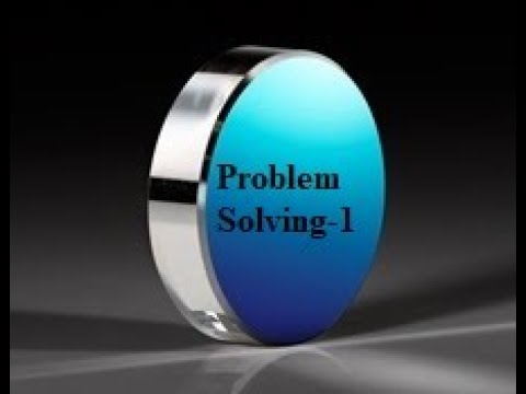 Spherical mirrors-4 Mirror equation - Problem solving-1 - YouTube