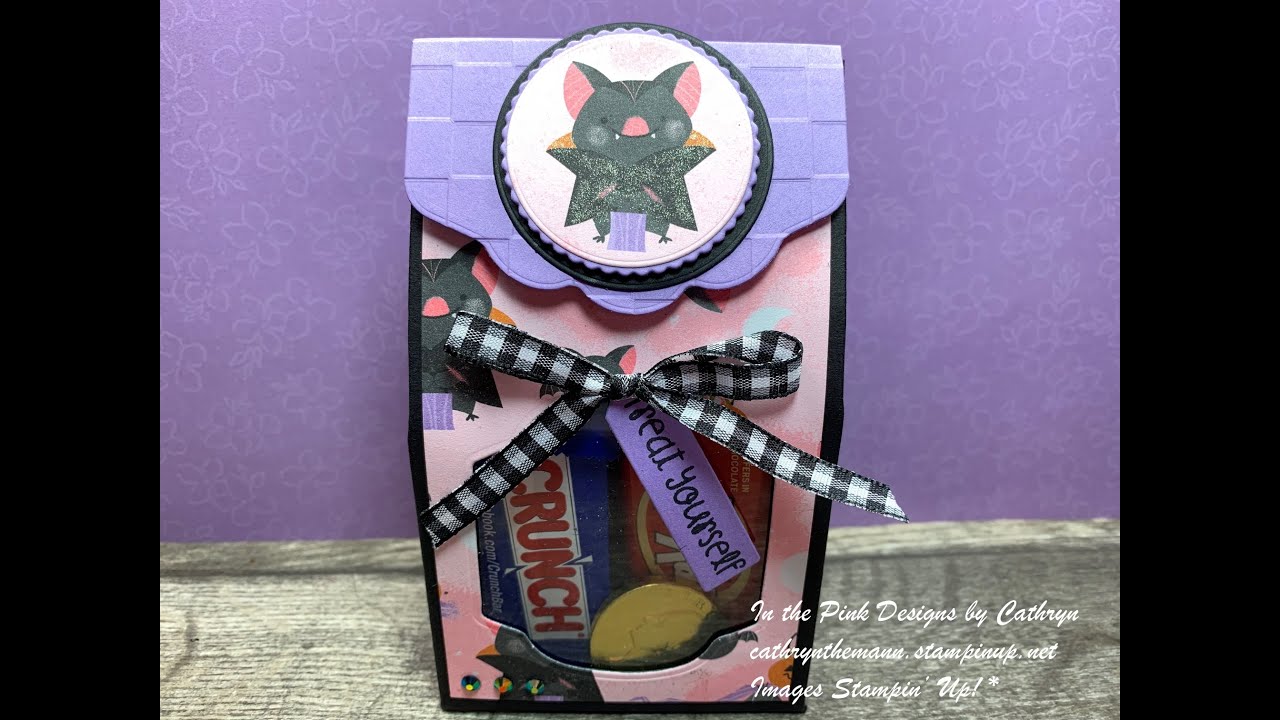 CUTEST HALLOWEEN VAMPIRE BAT WINDOW BOX TUTORIAL with SEASONAL LABELS ...