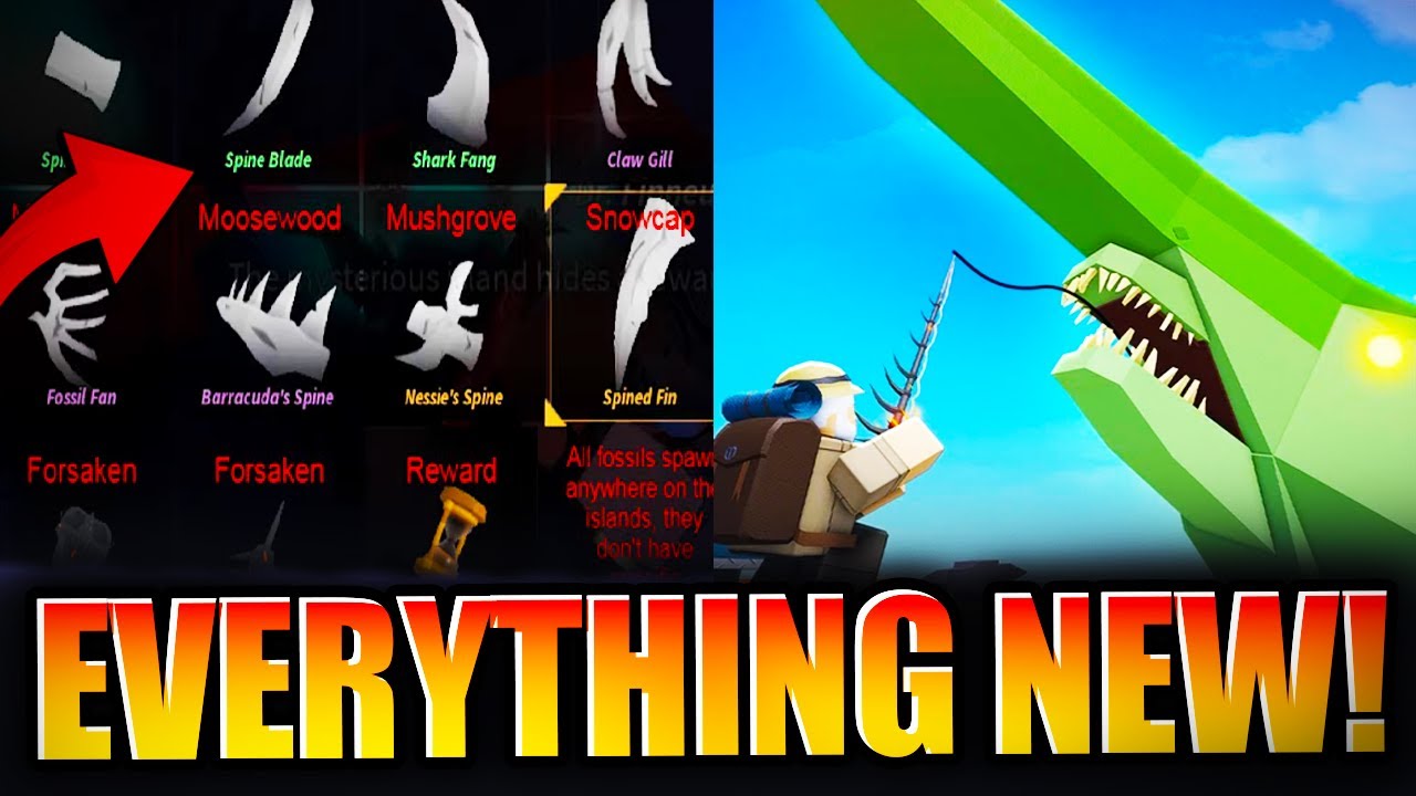 How To GET EVERYTHING in FISCH ARCHAEOLOGICAL UPDATE RELIC ROD, 10 ...