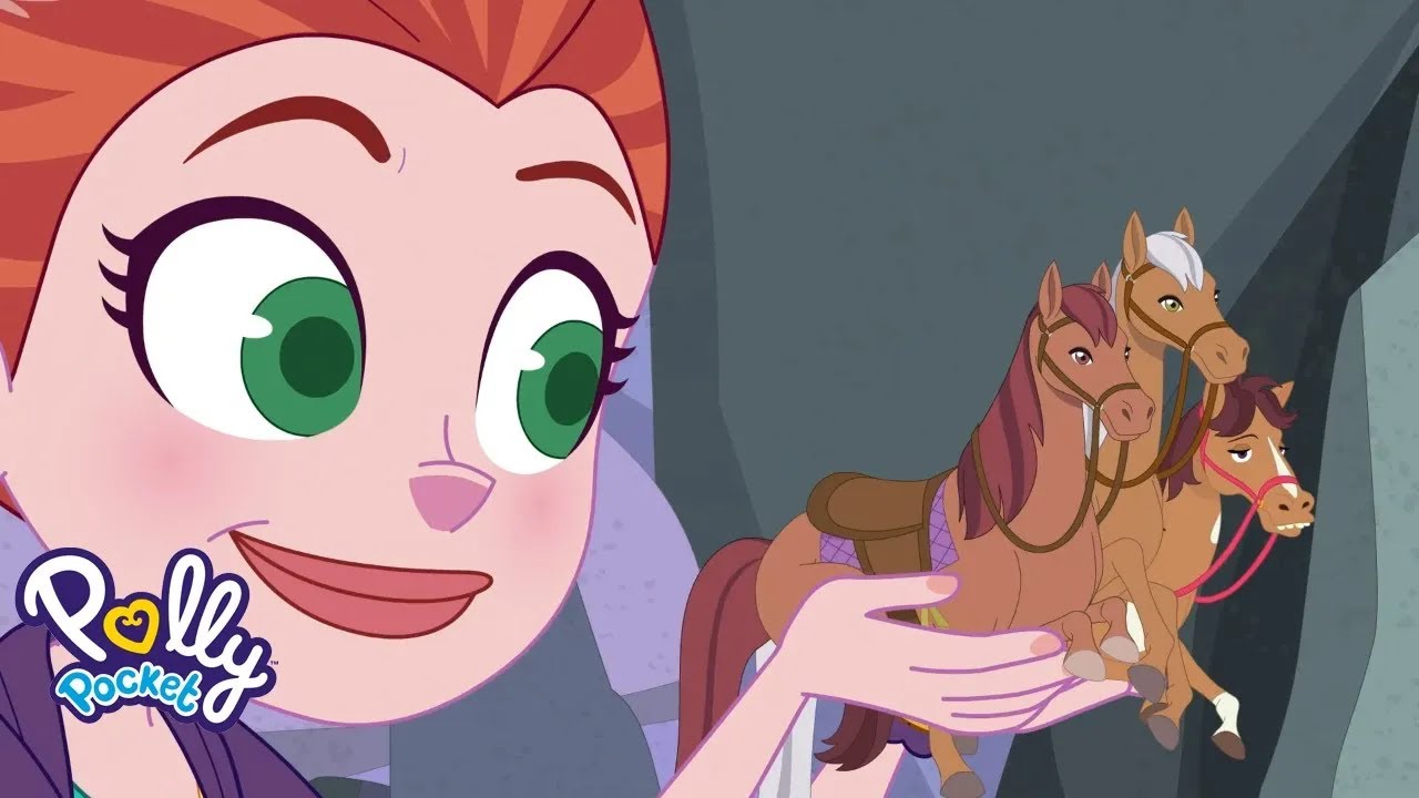 Polly Pocket | Tiny Horses! | Rainbow Funland Adventures | Season 2 ...