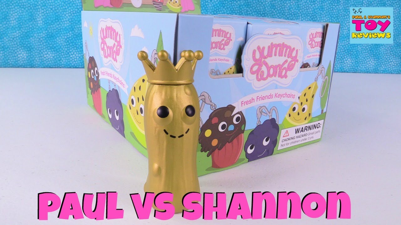 Paul vs Shannon Yummy World Fresh Friends Keychains Challenge Toy ...