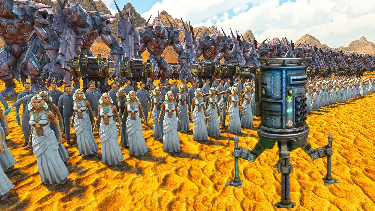 Steam Tank, Arma Robo & Rambo vs 3.1 Million Pyramid head, Predator ...