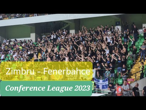 Zimbru 🇲🇩 - 🇹🇷 Fenerbahçe / Stadium crowd and  emotions at Conference League #zimbru #fenerbahçe