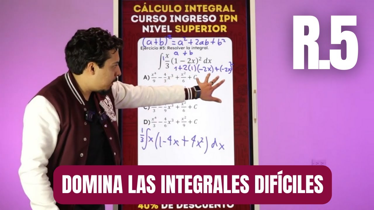 Examen IPN 2024 pregunta 5 de Cálculo Integral: Domina las Integrales ...