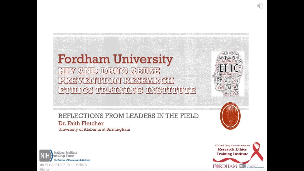 Dr. Faith Fletcher on the Intersection of Public Health and Ethics ...