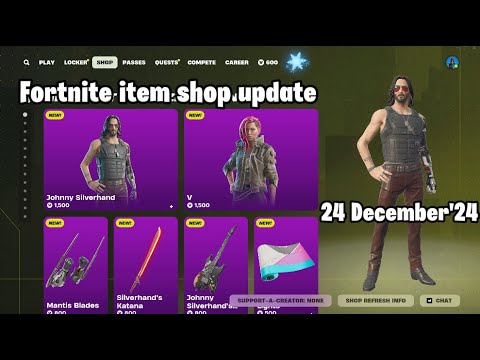 Fortnite item shop update! [24 December 2024] (CH6 S1) - YouTube