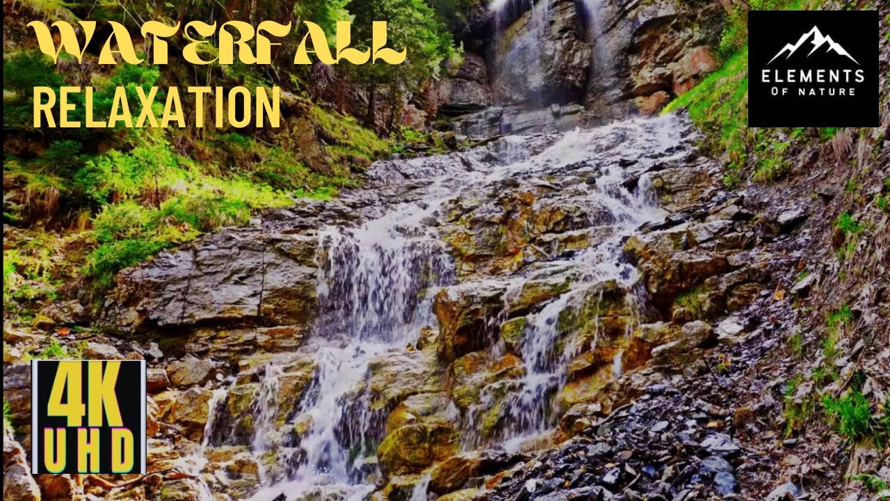 4K UHD Waterfall With Relaxation Musik&Bird Sounds- Nature/Deep ...