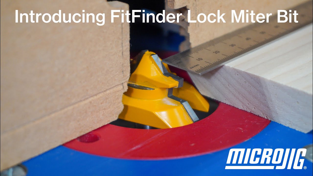 Introducing the FitFinder Lock Miter Bit - Achieve Perfect Joints Every ...