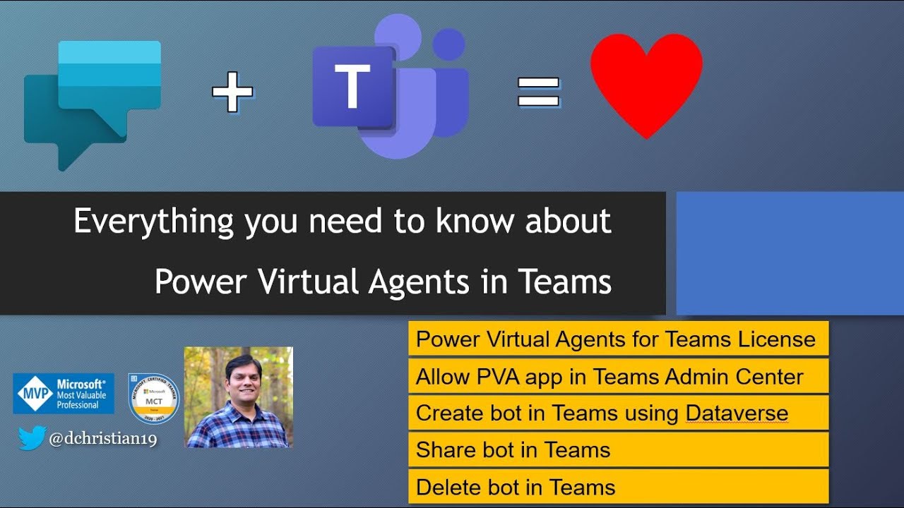 Everything you need to know about Power Virtual Agent in Teams - YouTube