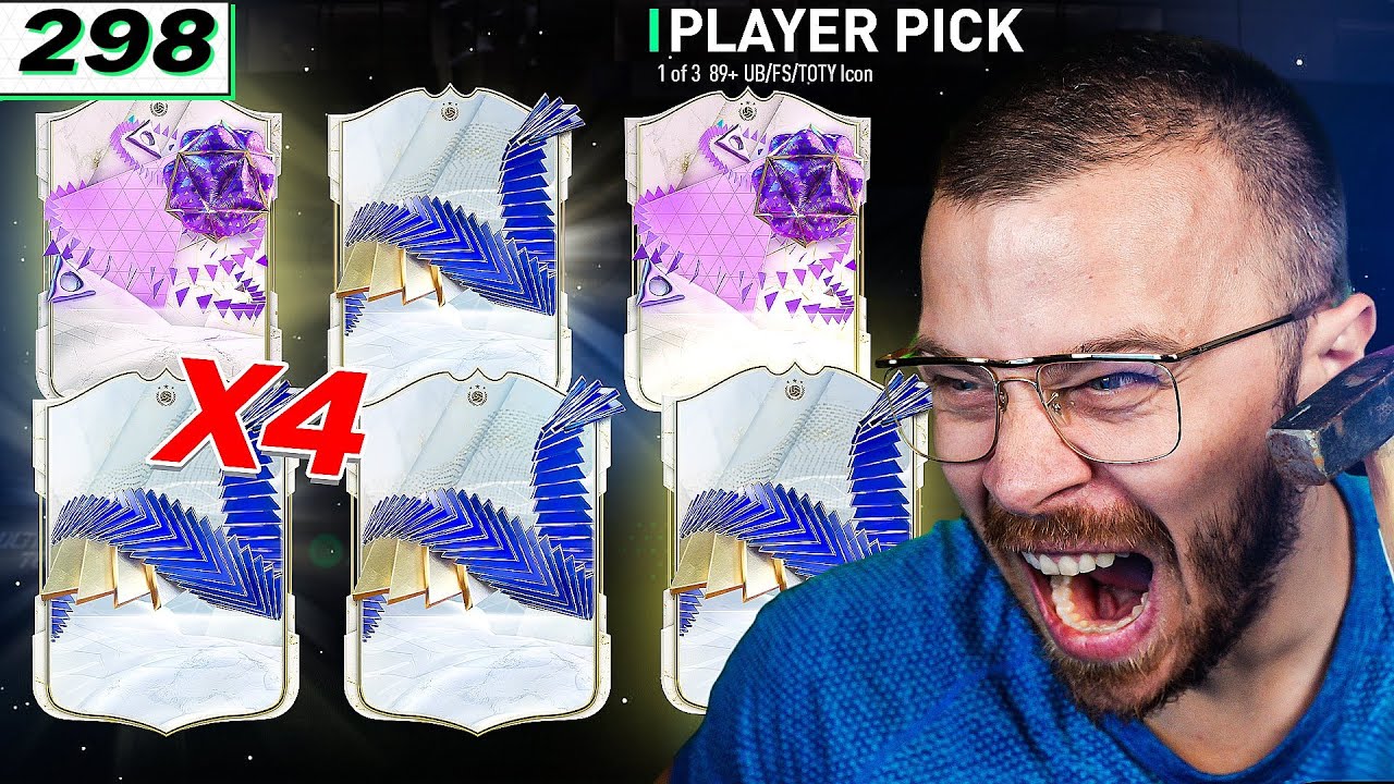4x 89+ Icon Player Picks decide my Fut Champions Squad Upgrades! - YouTube