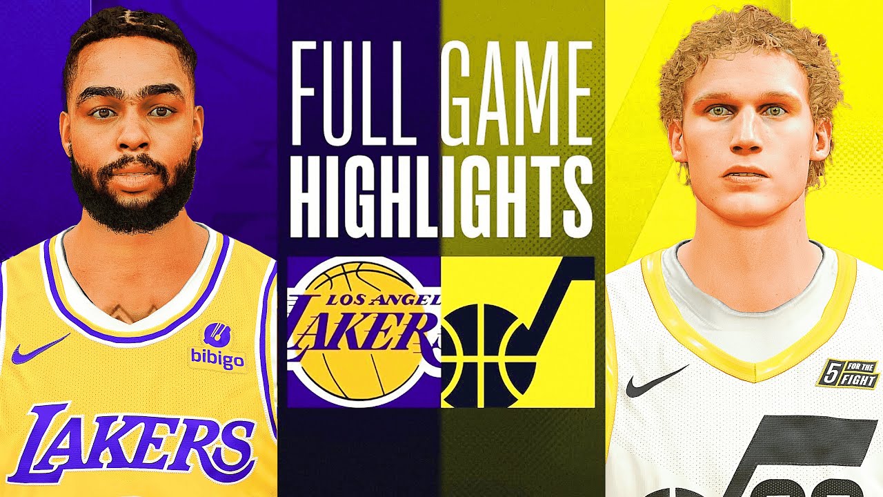 NBA 2K24 | Lakers vs Jazz | Camera Mod V.1 | PC - YouTube