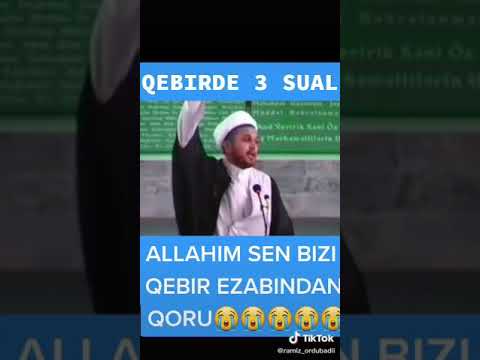 Hacı Əlamdar qəbirdə 3 sual