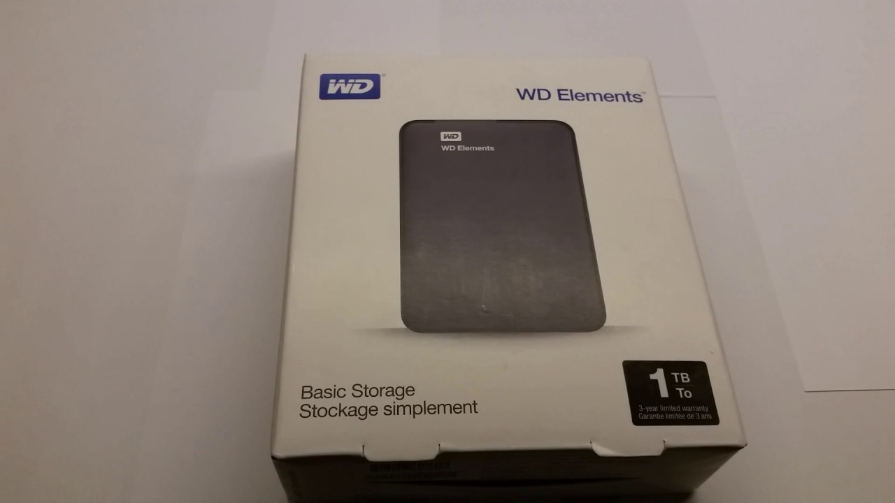 WD Elements 1TB Hard Disk Tanıtımı - YouTube