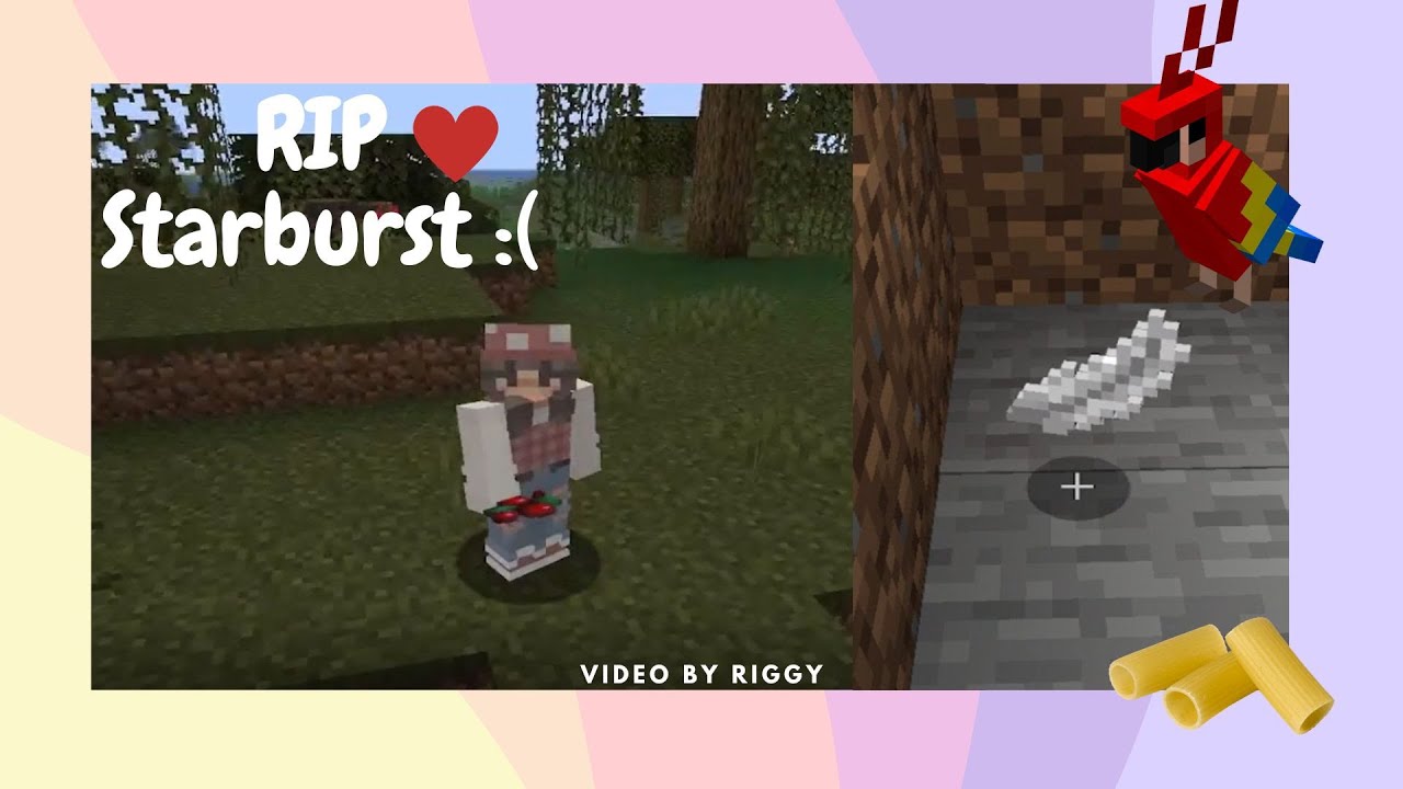 Minecraft survival world ep. 7-My Parrot Died:( (Riggy) - YouTube