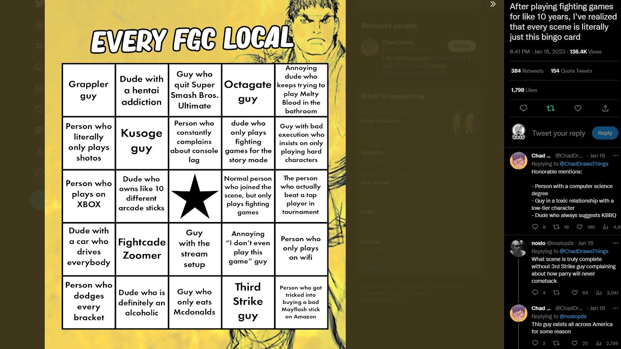 Every FGC local bingo - YouTube