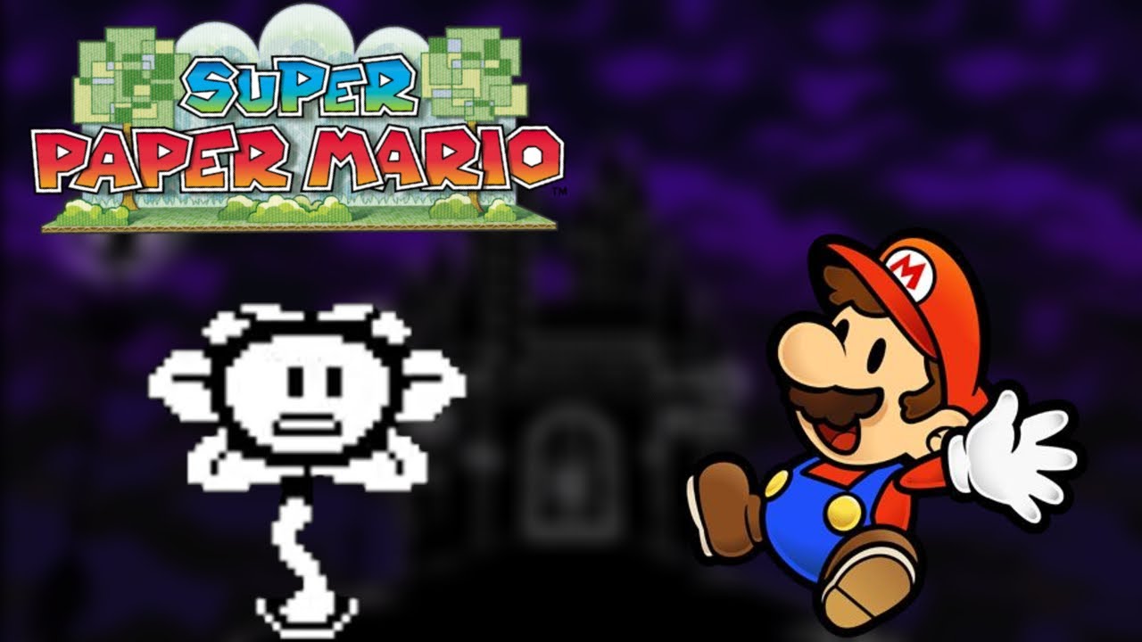 Super Paper Mario's finale is literally just Undertale - YouTube