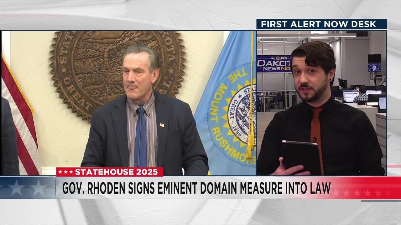 Rhoden signs bill prohibiting eminent domain for the use of a CO2 ...