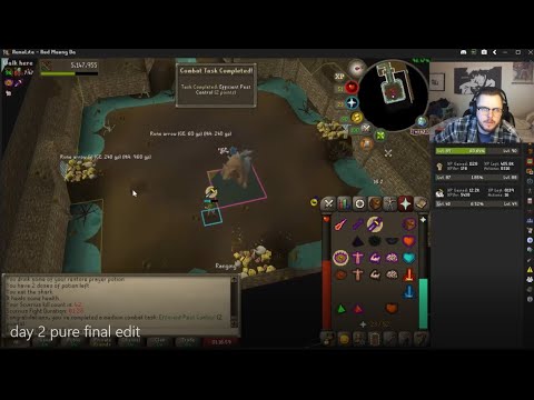Day 2 OSRS pure - YouTube