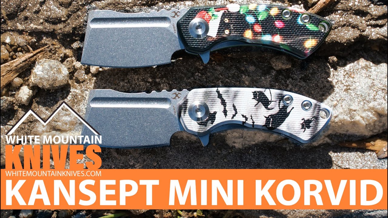 Kansept Mini Korvid Folding Knife - Quick Look - YouTube