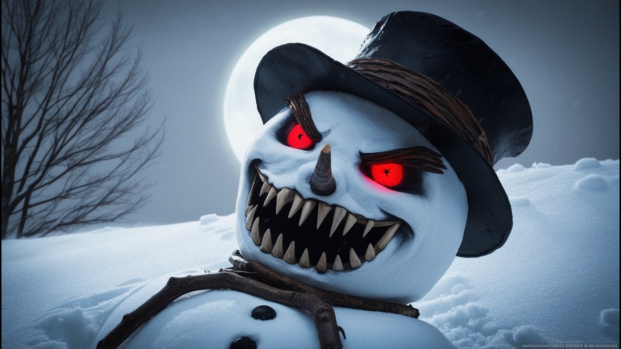 "Terrifying Snowman Chases Teenagers in the Dead of Winter | Creepy ...