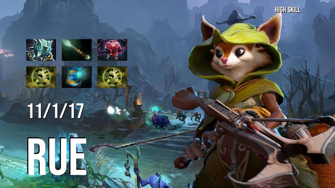 Dota 2 Pro Gameplay rue Hoodwink 11 1 17 High Skill Dota 2 / Support ...