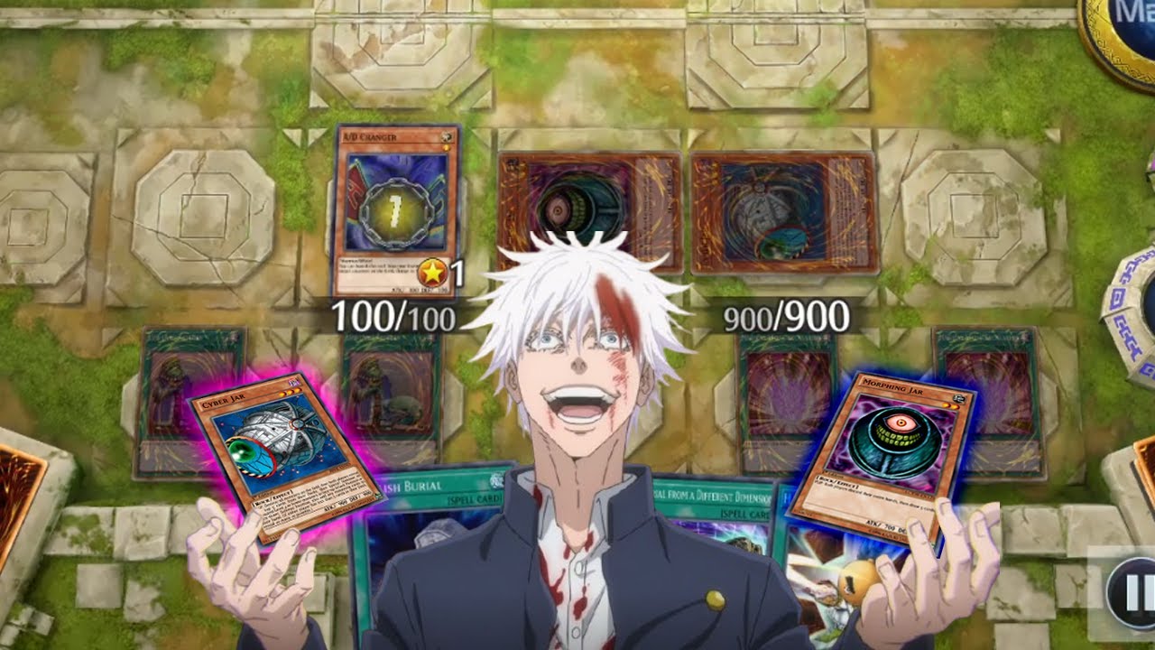 When Cyber Jar and Morphing Jar are at full power. Yugioh Master Duel ...