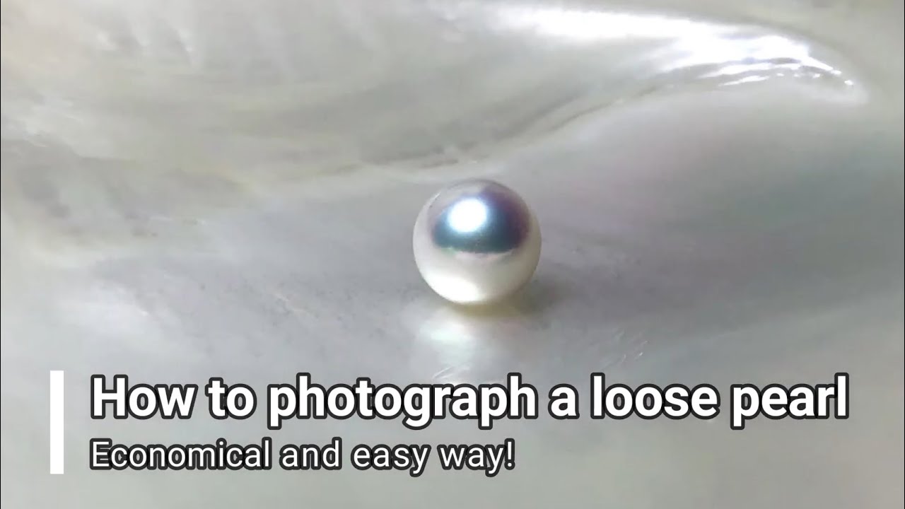 How to photograph the pearls. Loose Pearls. - YouTube