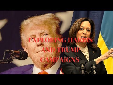 exploring donal trump's campaign with kamala harris before the dnc# ...