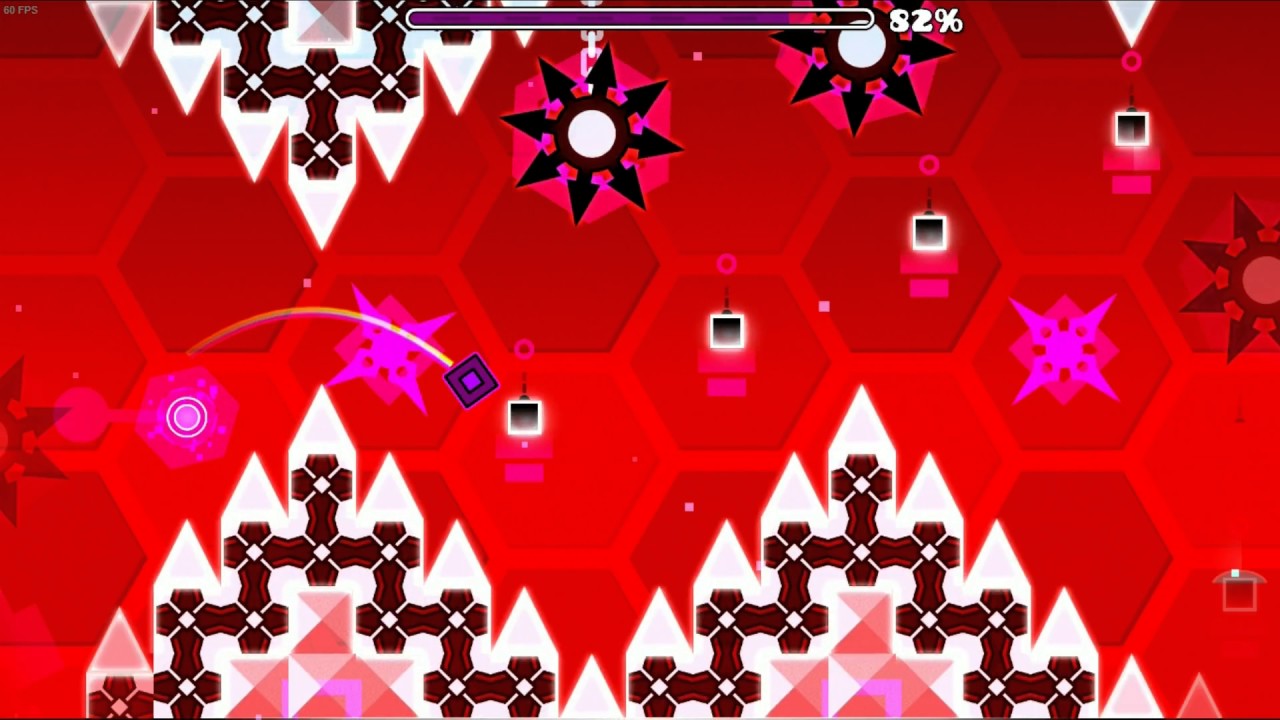 Geometry Dash (Demon) Hexagon Force v2 by IINePtunEII - YouTube