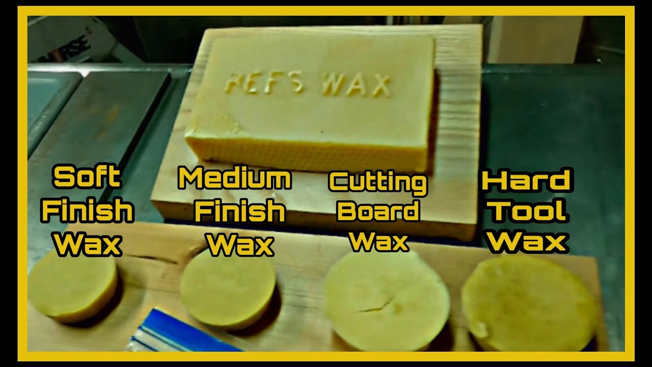Making Wax Finishes And Food Grade Cutting board wax - YouTube