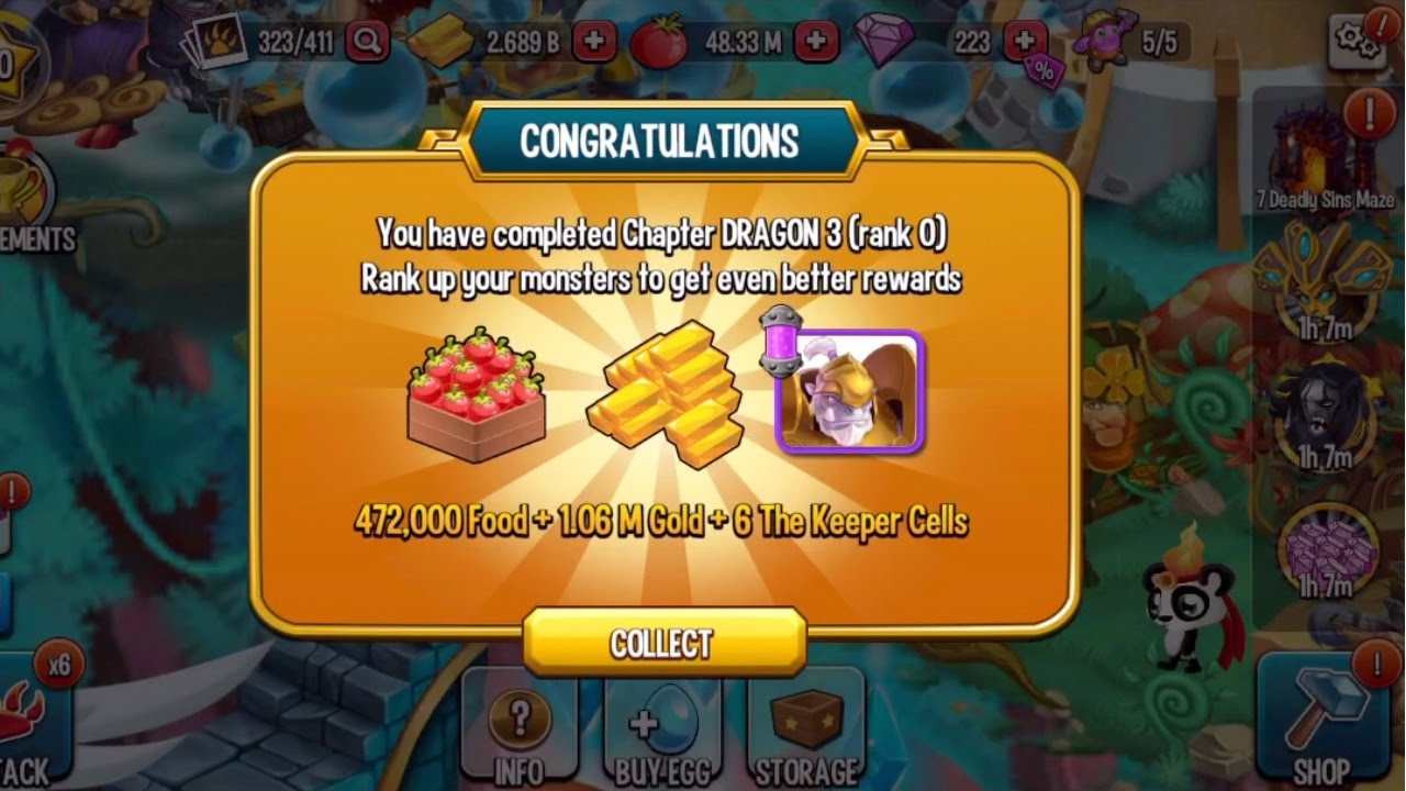 Monster Legends - Discover The Library Book get reward cell The Keeper ...