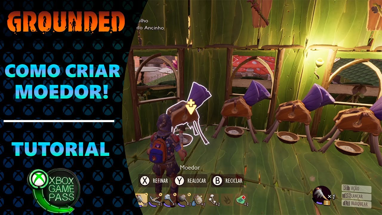 COMO CRIAR MOEDOR - GROUNDED - TUTORIAL - YouTube