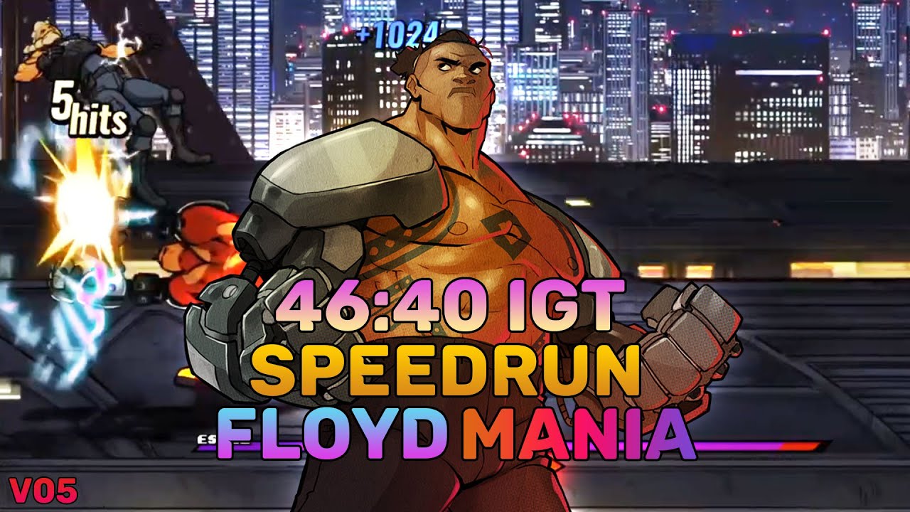 [V05] SoR4 Speedrun - Arcade Mania - Floyd [ 46:40 IGT ] - YouTube