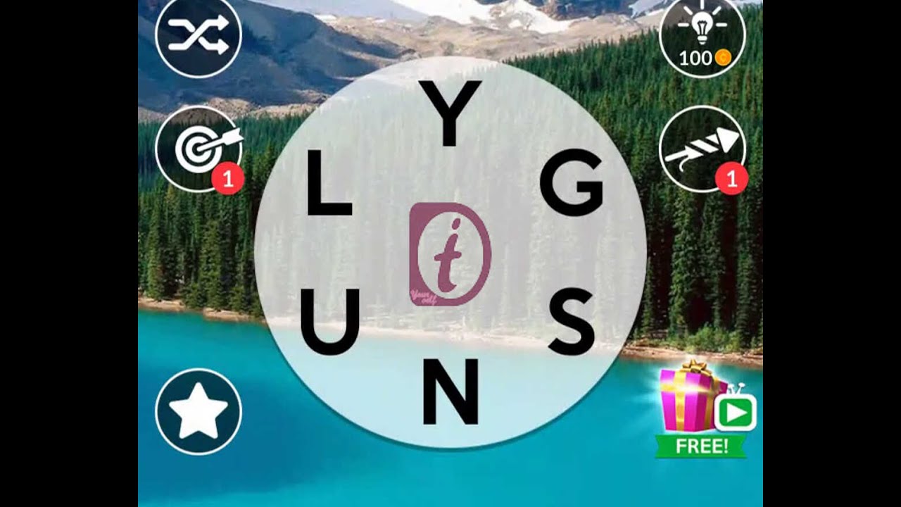 0339 Wordscapes Mountain Fjord Level 339 - YouTube