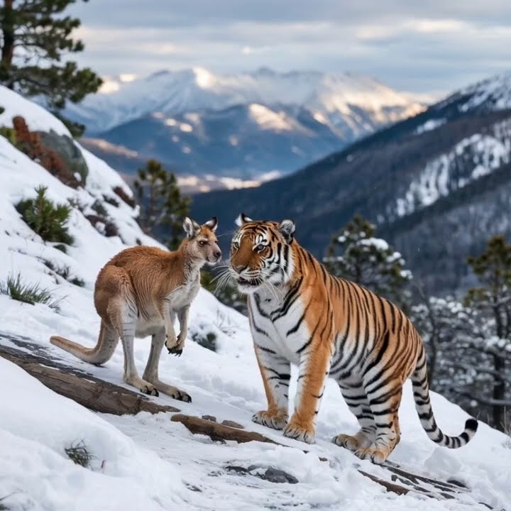Kangaroo-Tiger #hybrids - YouTube